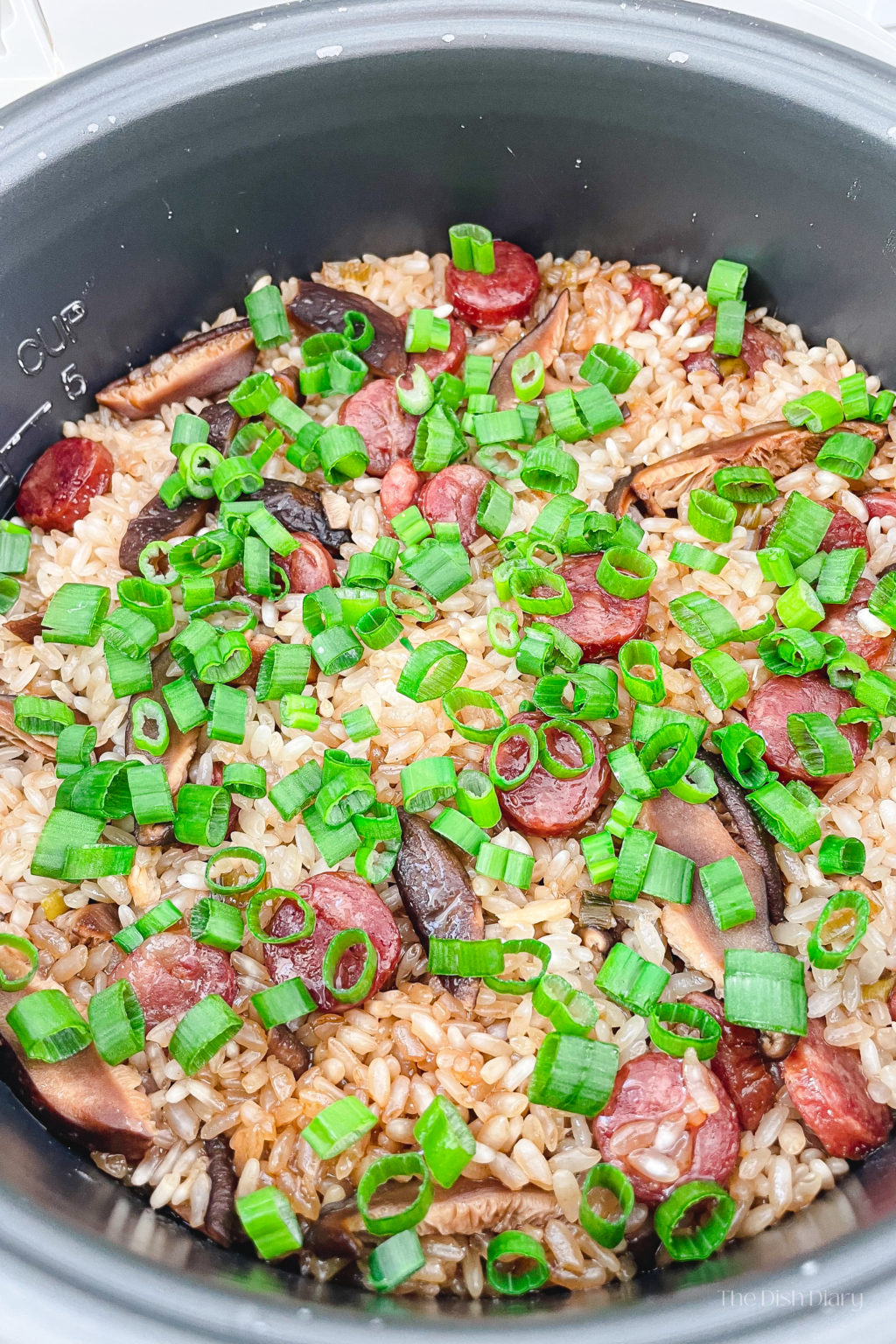 Chinese Savory Sticky Rice (No Mi Fan) - The Dish Diary