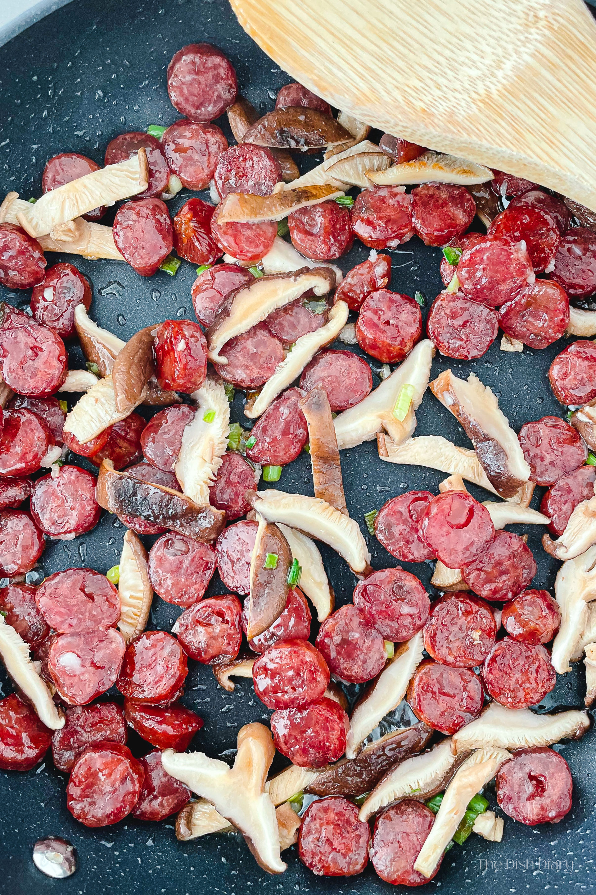 Chinese Savory Sticky Rice (No Mi Fan) - The Dish Diary