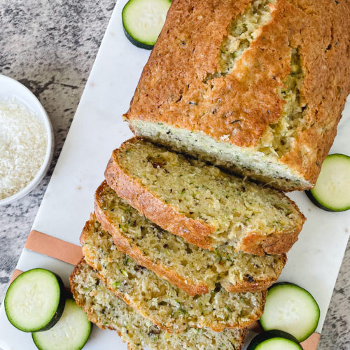 Piña Colada Zucchini Loaf - The Dish Diary