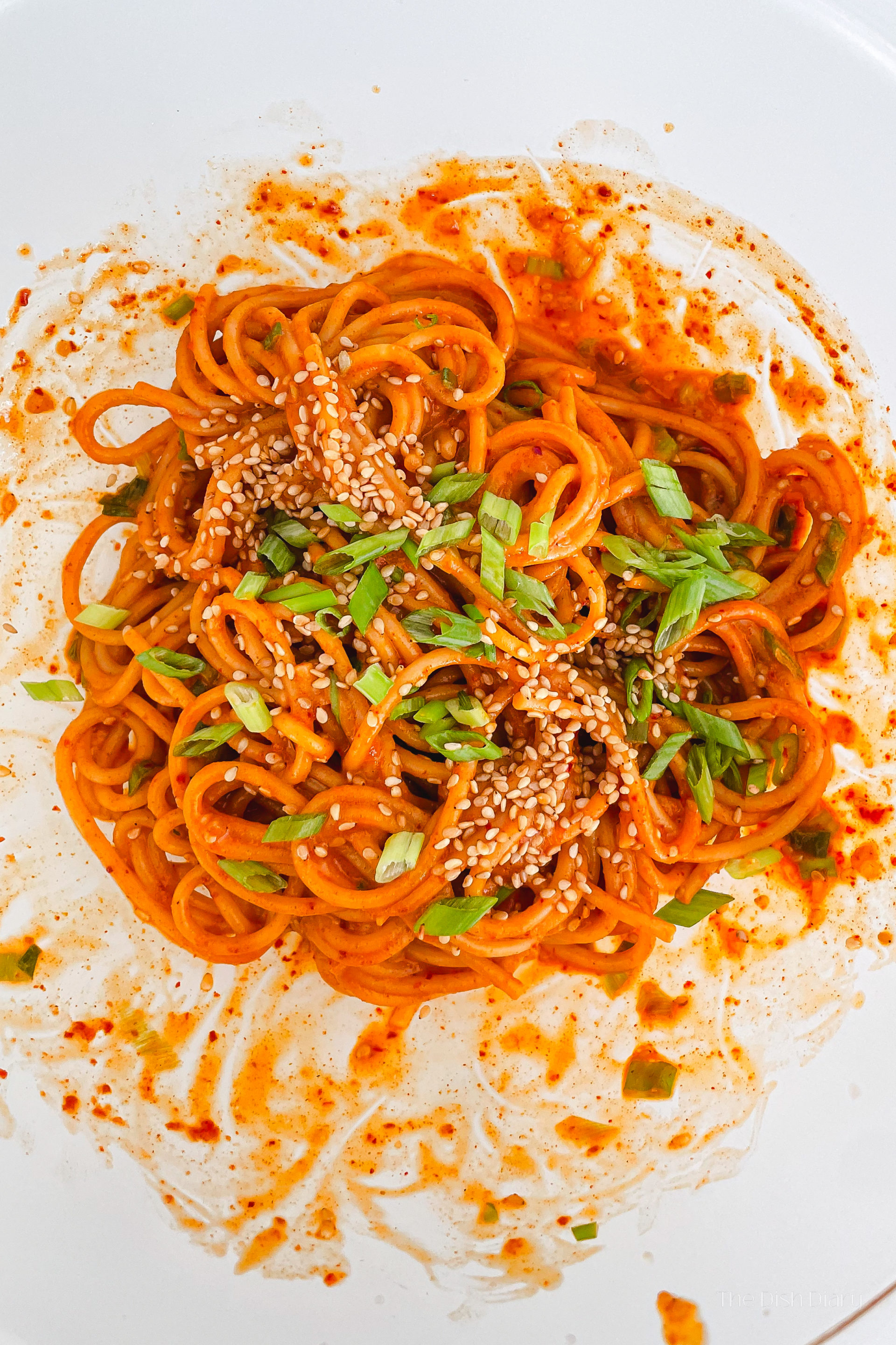 Creamy Gochujang Peanut Butter Noodles - The Dish Diary