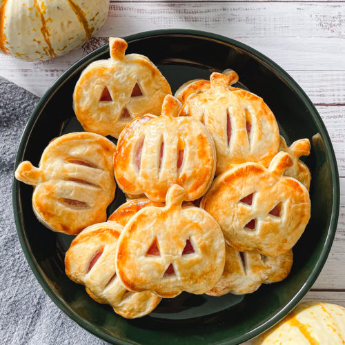 Halloween Ham and Cheese Hand Pies - The Dish Diary